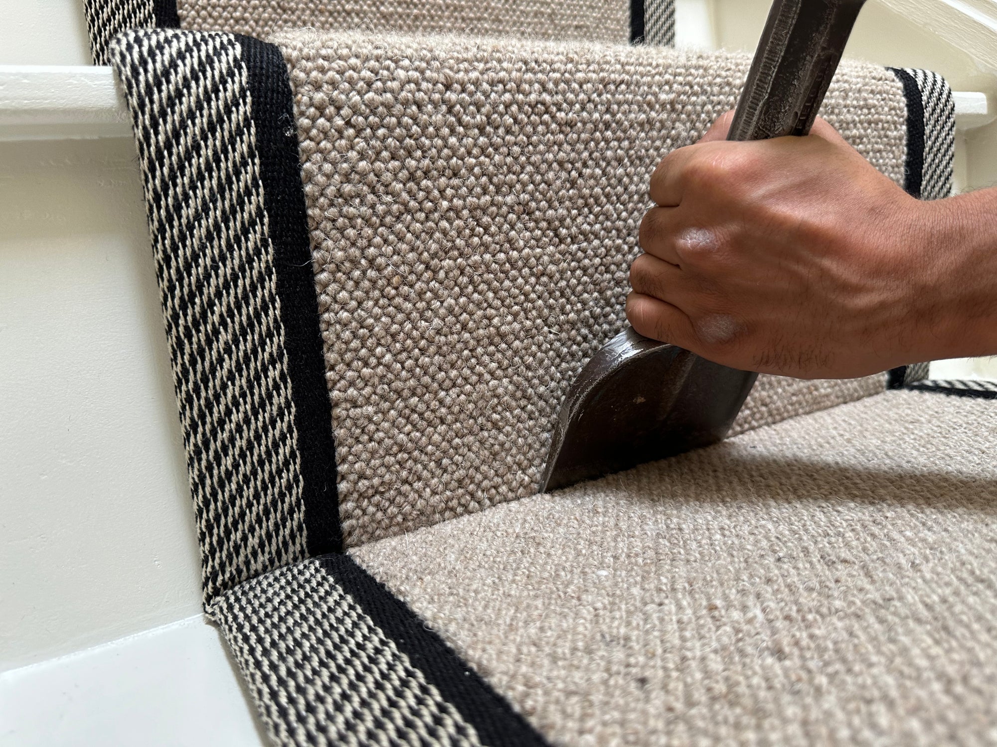 Dubai Deco Stair Runner - 10% Wool & 90% Polypropylene